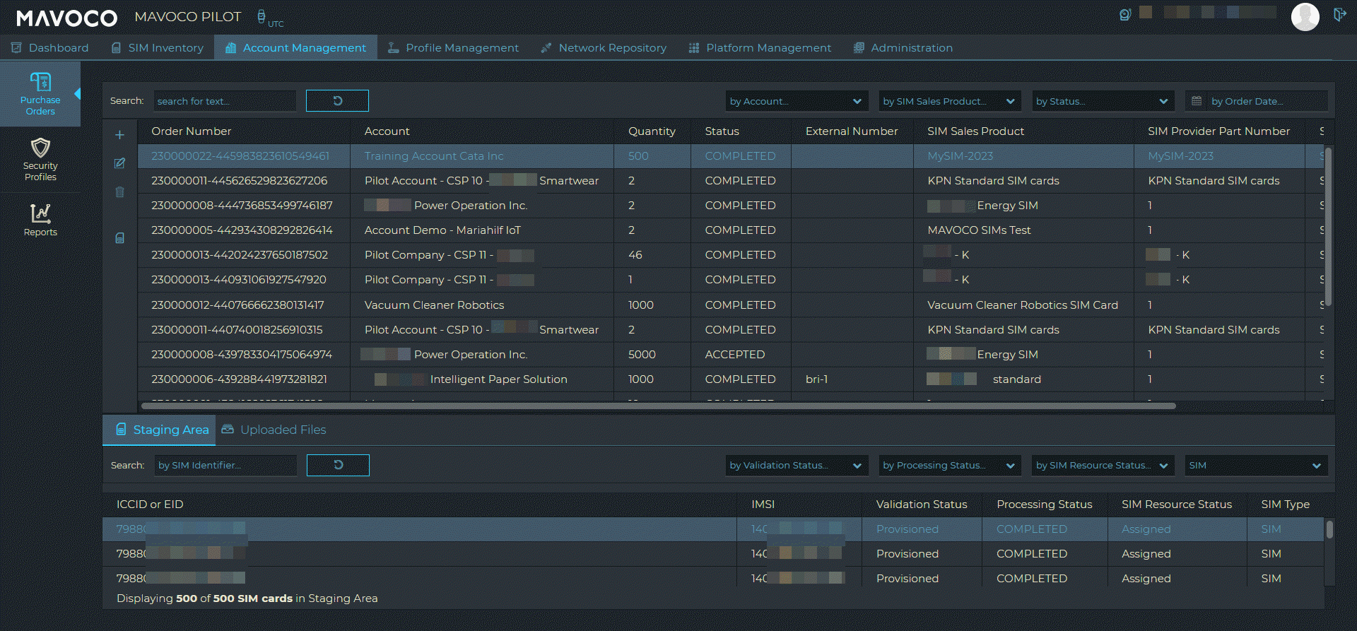 MVNO Connectivity Management Platform | IoT SIM Management | MAVOCO